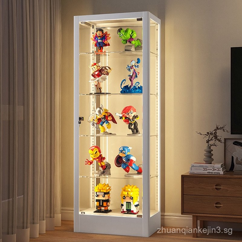 LEGO Minifigure Display Cabinet Model Toy White Dustproof Storage ...
