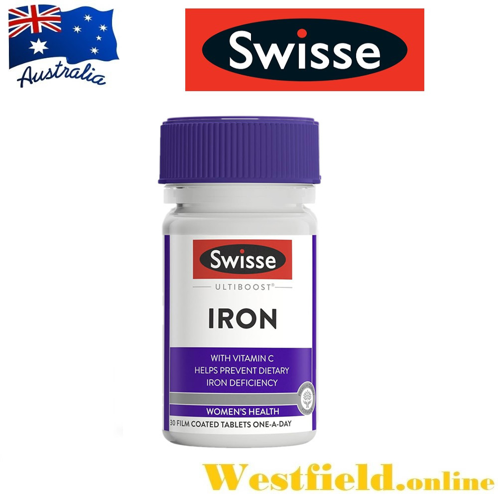 [Australia Import EXP 01/2028] Swisse Ultiboost Iron ( 30 Tablets ...
