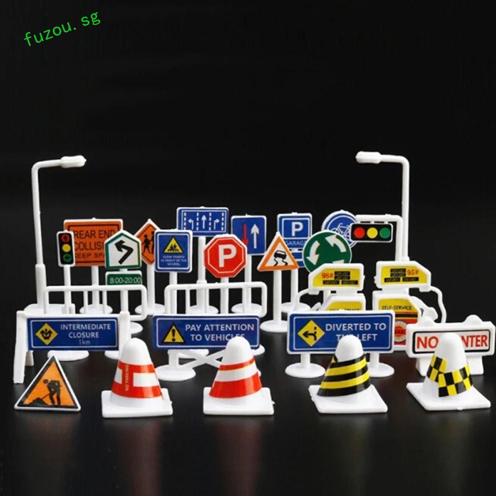 FUZOU Traffic Barrier Signs, Roadmap Traffic Light Traffic Sign Models ...