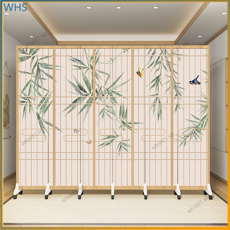 Screen partition mobile shelter office folding partition curtain home ...