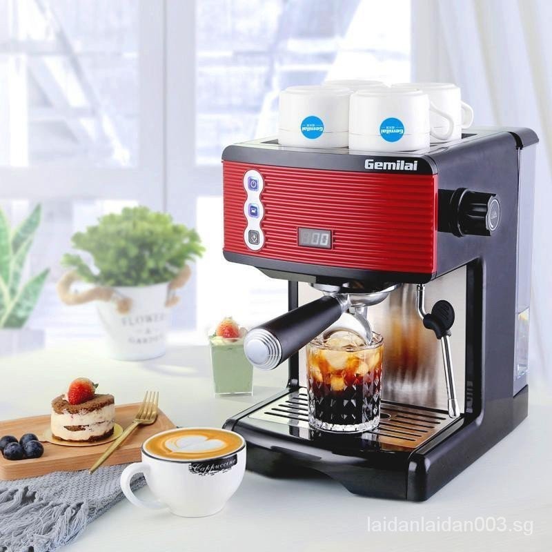 Gemilai crm3601 Italian semi coffee machine high pressure 58mm handle ...
