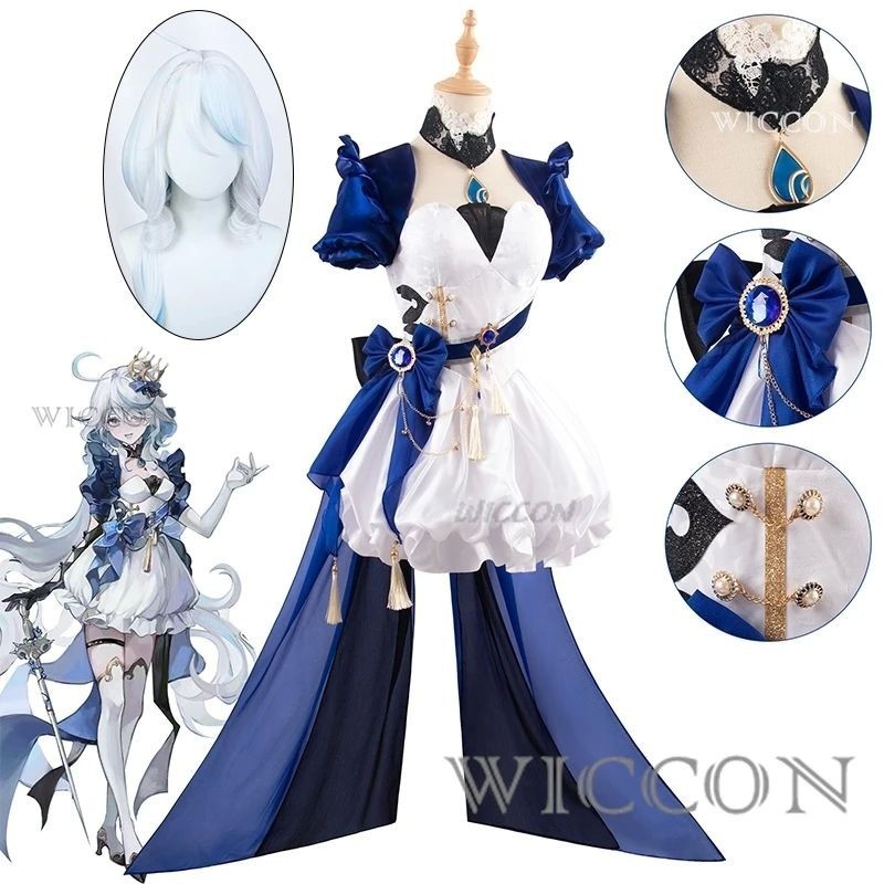 Cosplay Costume Game Genshin Impact cos Furina Focalors Doujin lolita ...