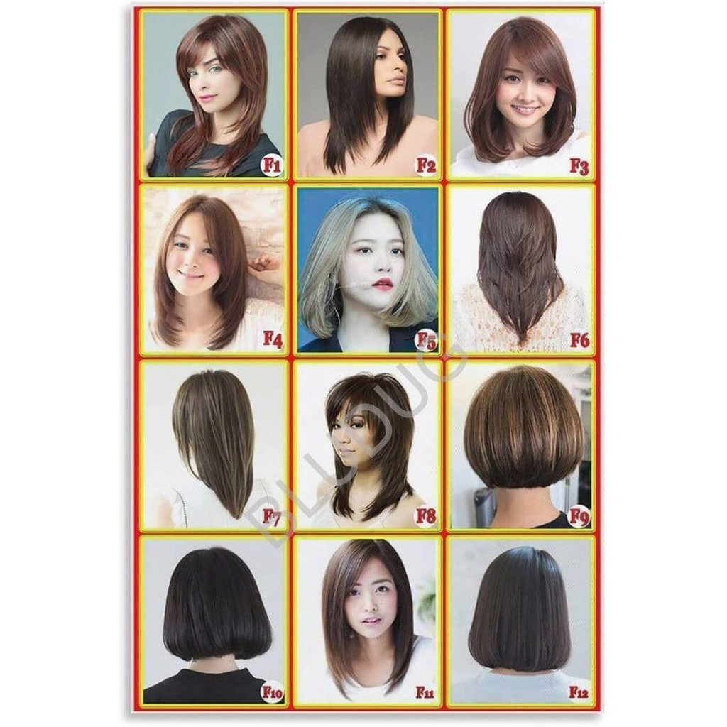 Haircut Posters For Barbershop Haircuts For Woman Poster Womens ...