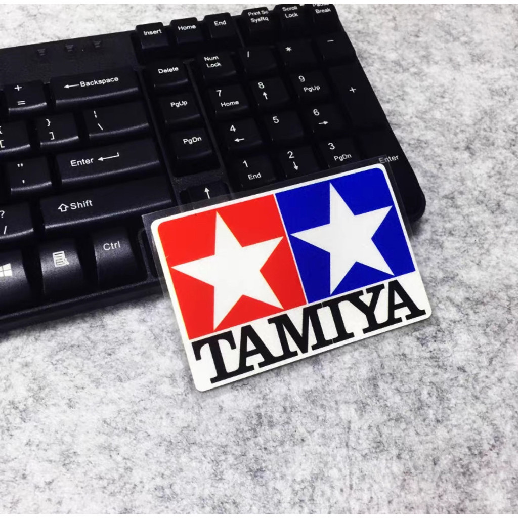 TAMIYA Reflective Motorcycle Stickers Sun Protection Sticker Safety ...