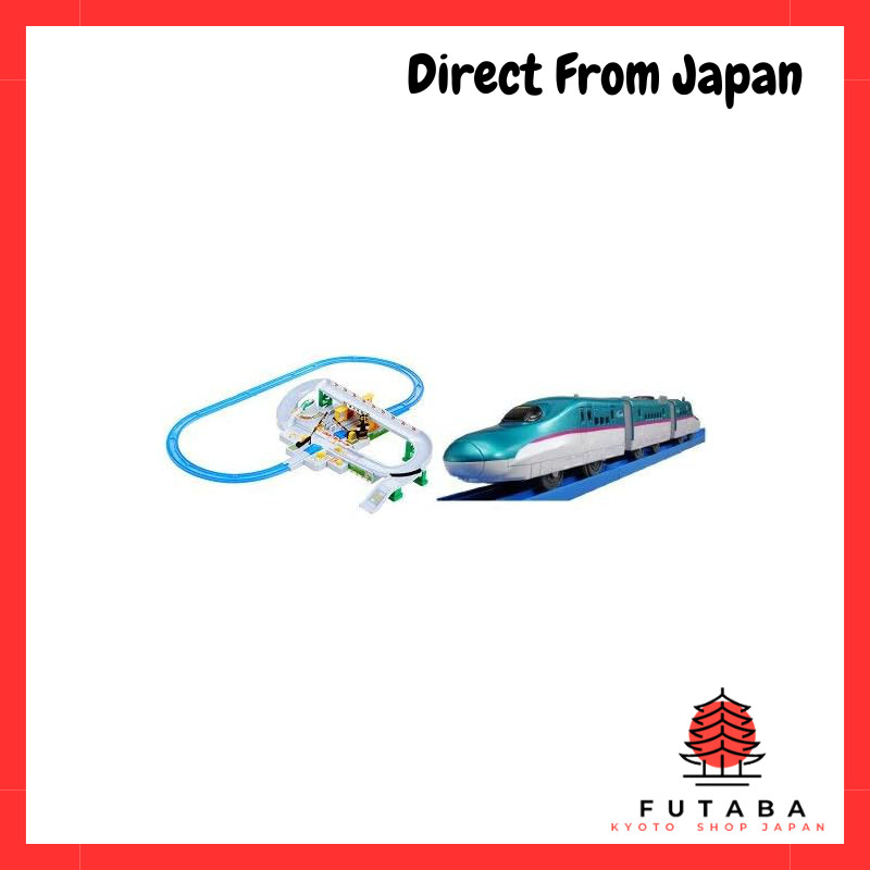 Plarail Tomica Playset: “Let’s Go! The Kankan Crossing Set with Plarail S-03 E5 Series ...