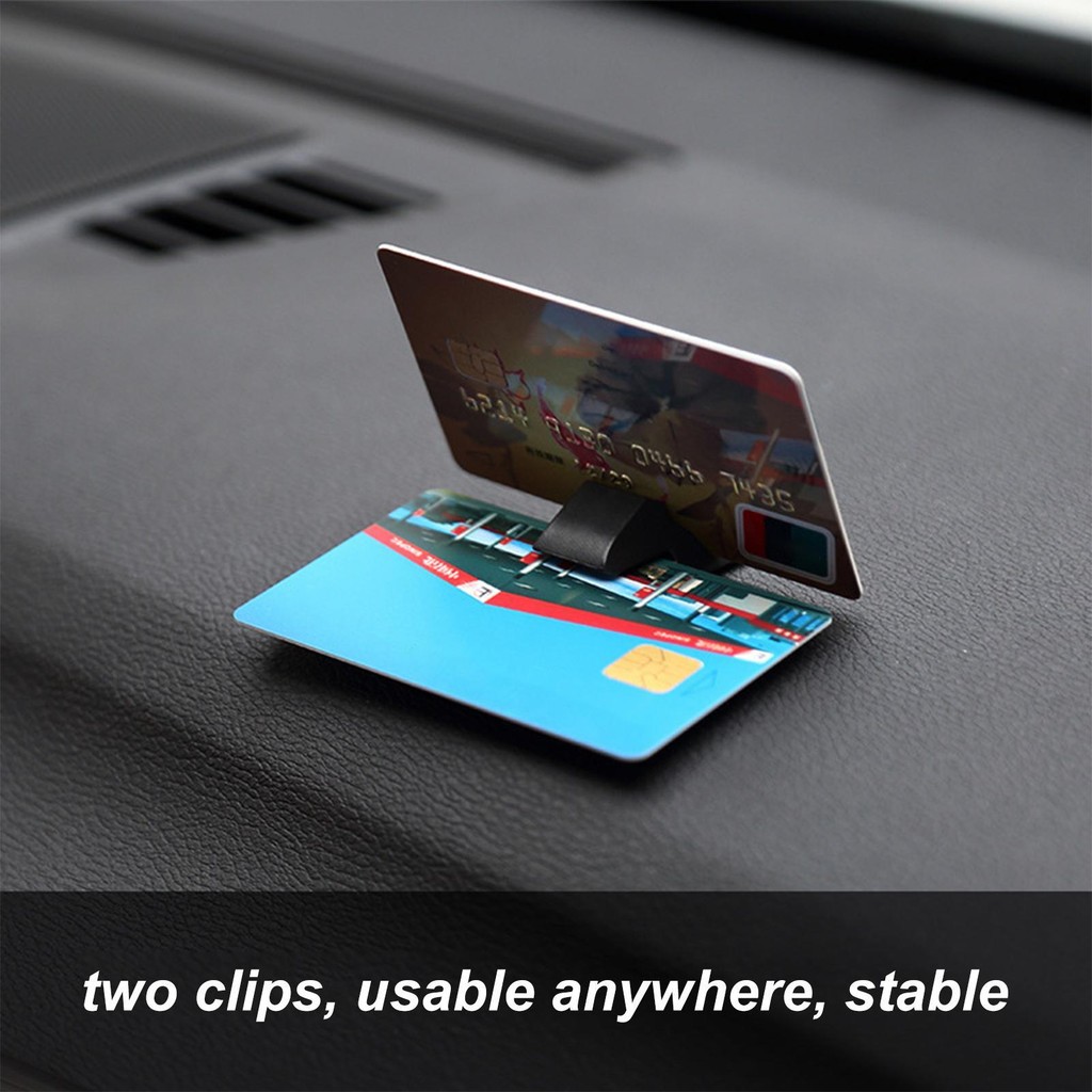 Multi-purpose Car Card Clip Organizer - Temporary Parking Card Holder ...