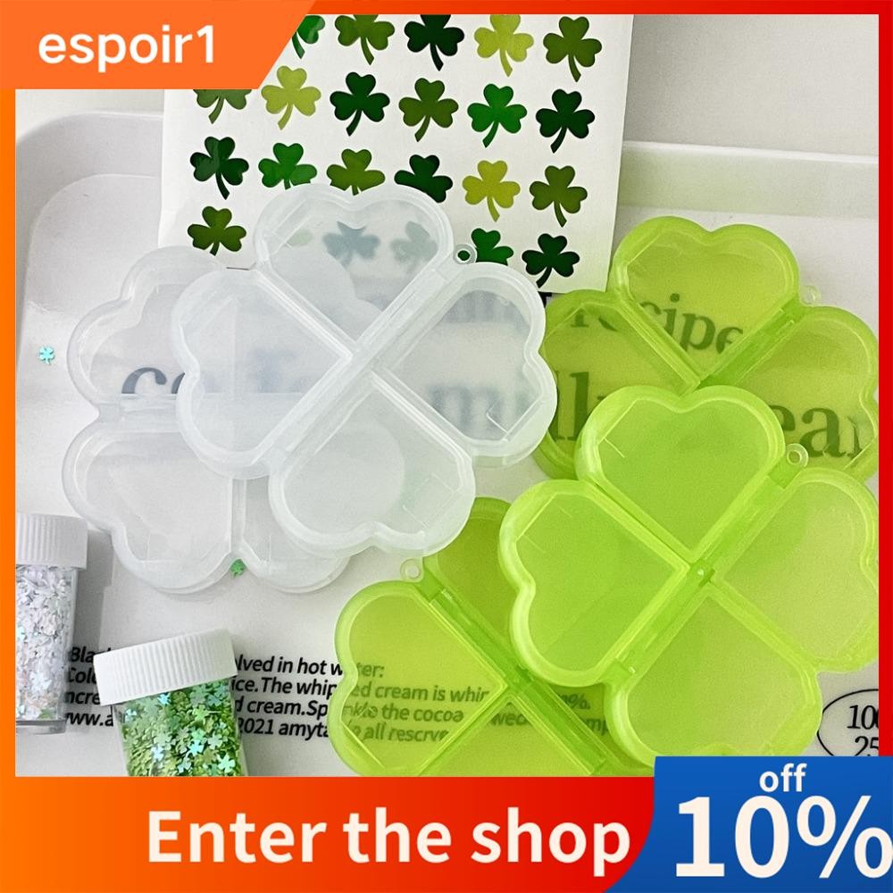 ESPOIR Daily Pill Organizer, Plastic Drug Separation Pill Storage Box ...