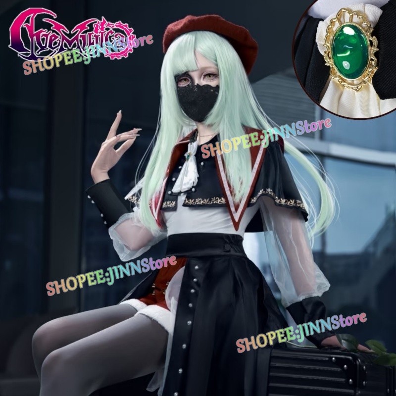 -JINN-WAKABA MUTSUMI Performance Outfit Anime BANG DREAM MORTIS Cosplay ...