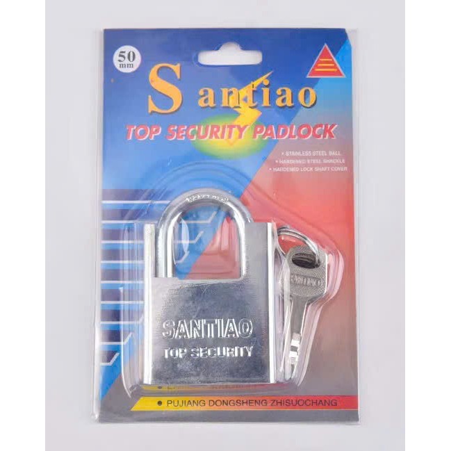 Large size 60F Silver anti-cut lock with anti-theft and lightning ...