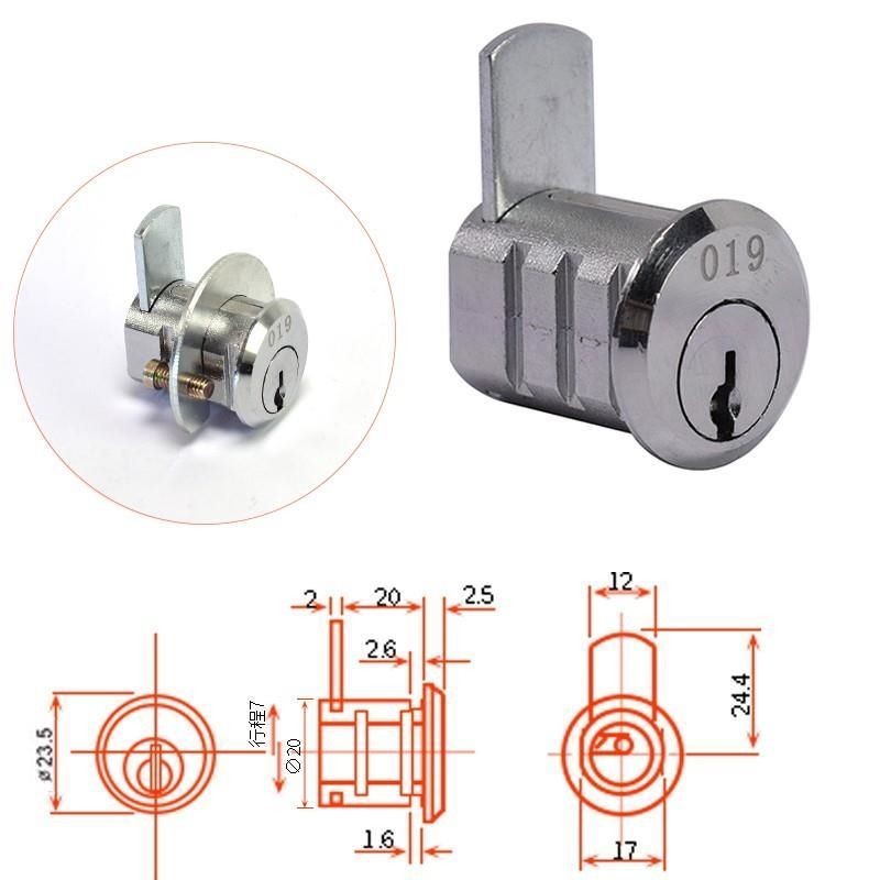 Wangton WT20mm Port Tongue Lock Up Down Moving Lock Tin Cabinet Lock ...