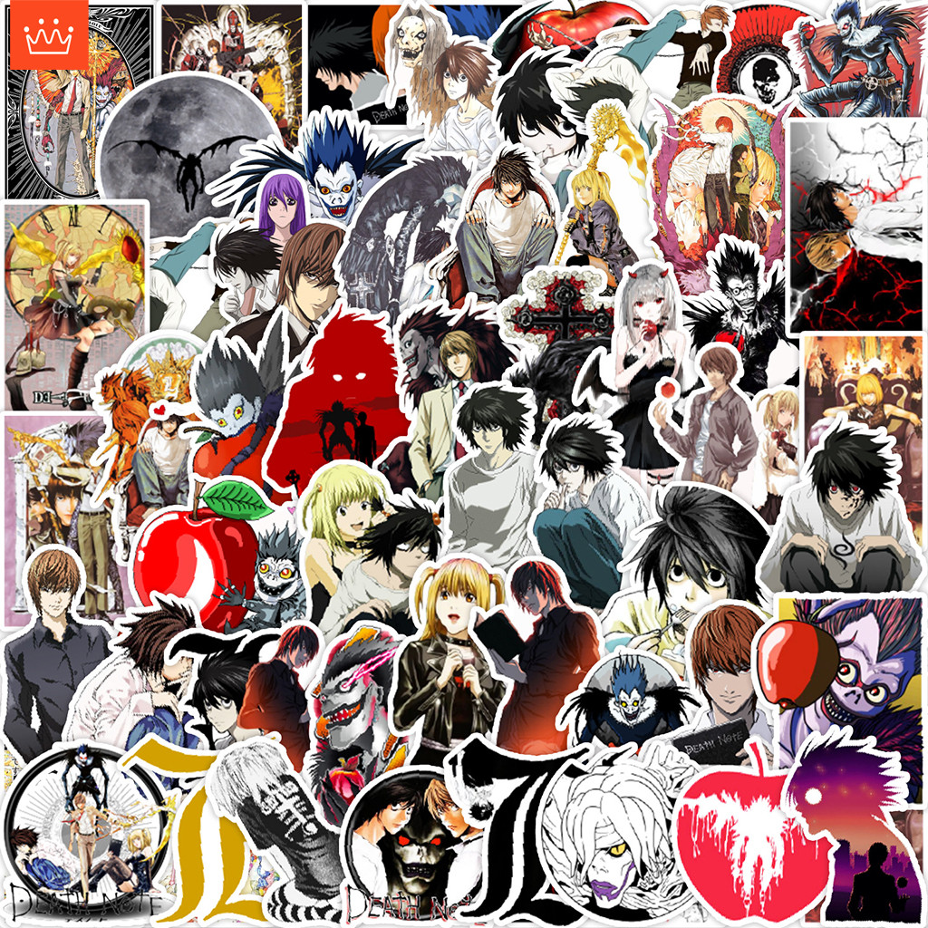 J· Death Note Stickers Set Japanese Anime Graffiti Waterproof Decals ...