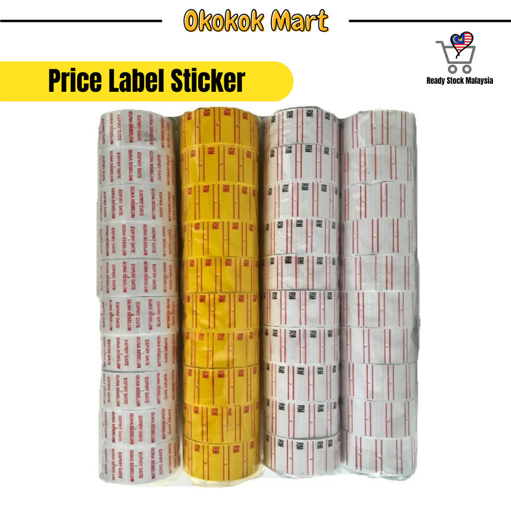 Price Label Tag for Labeller Machine #5500 MX5500 RM Sticker Price ...