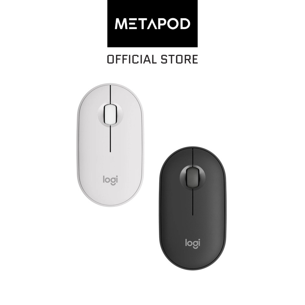 Logitech Pebble Mouse 2 M350S, Slim & Portable, Silent Clicking ...