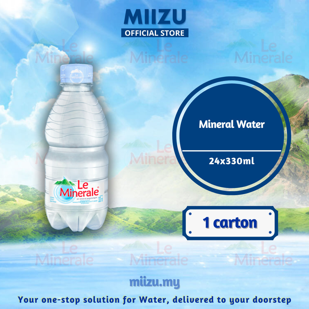 LE MINERALE Natural Mineral Water 24x330ML | Shopee Singapore