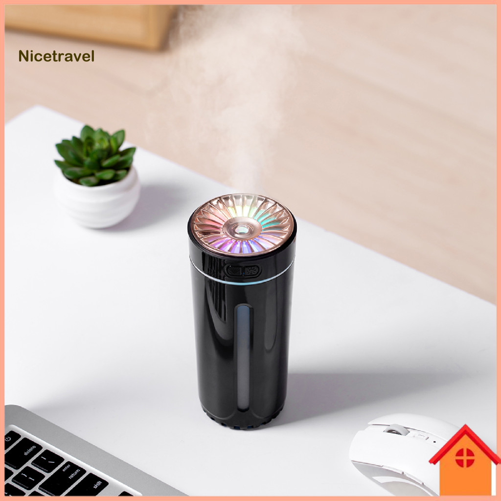 [Ni] Portable Air Humidifier Colorful Ambient Light USB Mute Car ...
