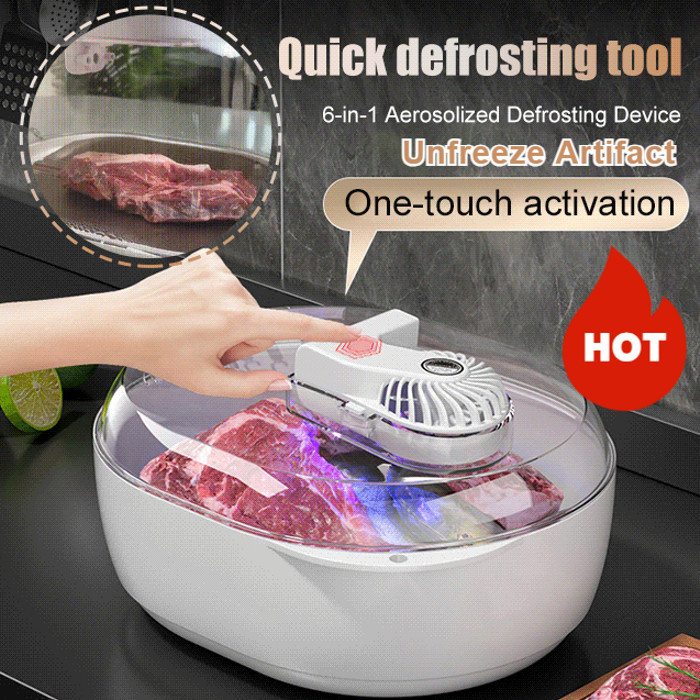 💕HOT💕6-in-1 Atomized Quick Thawing Artifact/Quick Defroster Tray ...