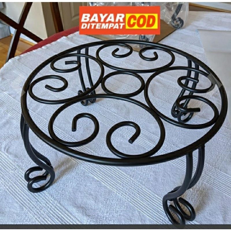Iron Flower Pot Rack/Minimalist Flower Pot Stand | Shopee Singapore