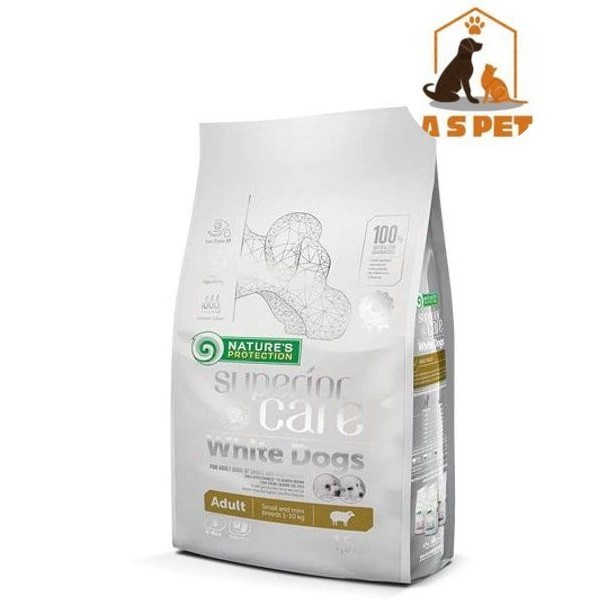 Nature's Protection Dog Superior Care White Dogs Small & Mini Breed ...
