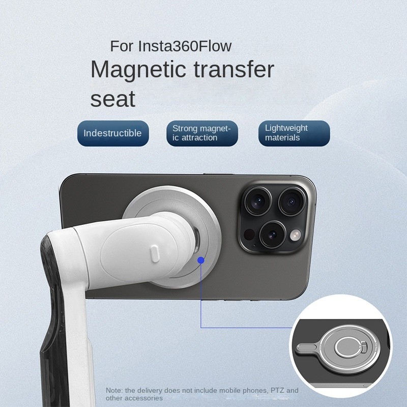 Suitable for Insta360 Flow gimbal magnetic adapter base MagSafe sports ...