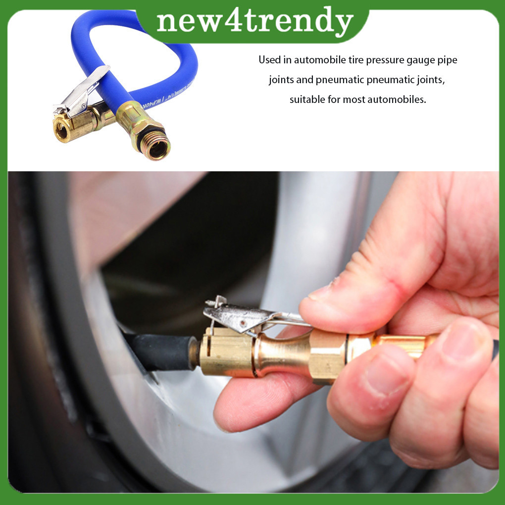 1/2/3 Universal Tire Inflation Hose Rubber Tyre Hose Lock Clip Air ...