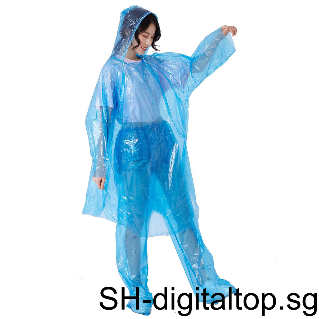 1/2/3 Color Random Split Raincoat Backpacking Waterproof Top Pant Rain ...
