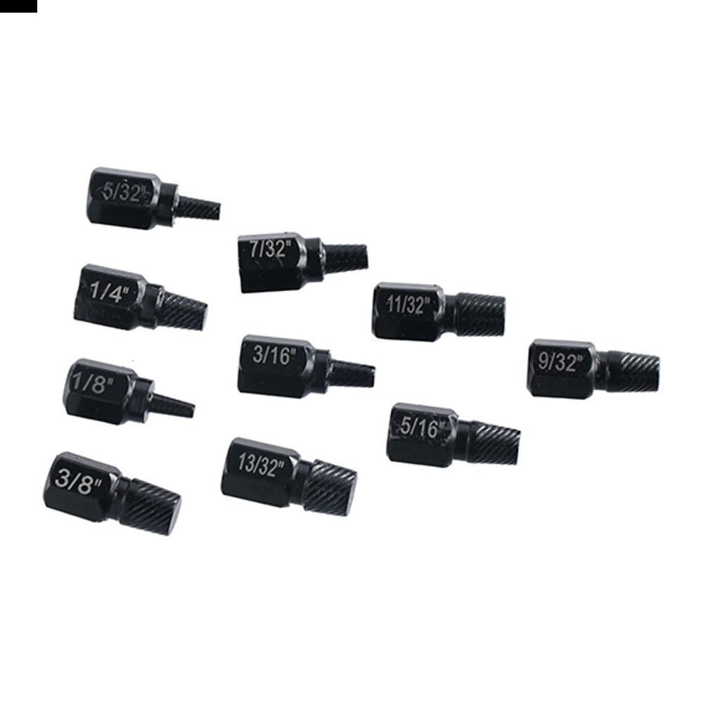 ANTIONE 10Pcs Bolt Extractor, Screws Bolt Stud Slip Teeth Screw ...