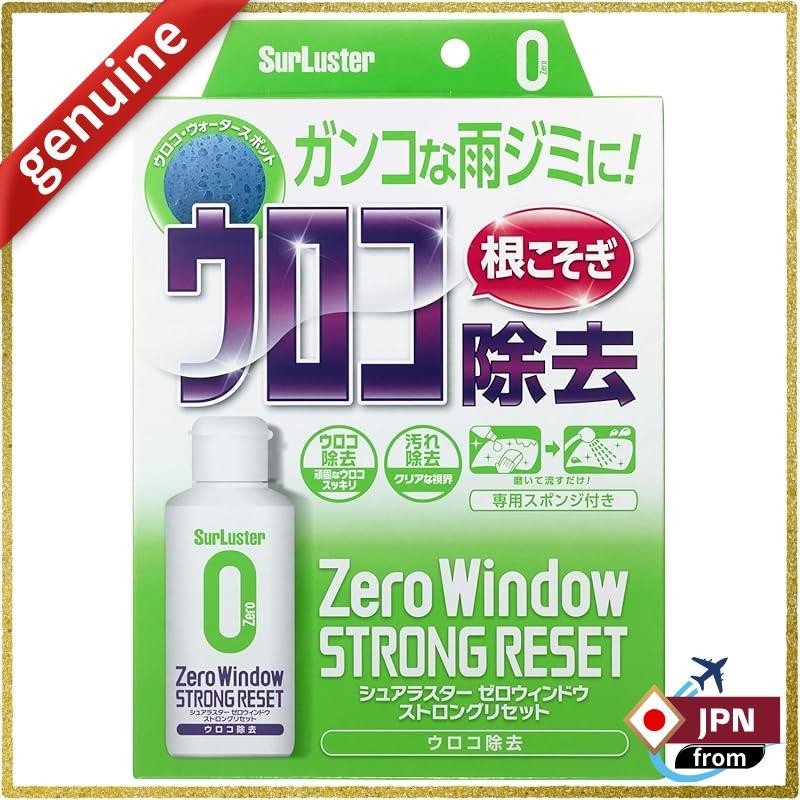 SurLuster Zero Window Strong Reset 80ml Scale Oil Film Removal Water Mark Car Front Glass Glass ...