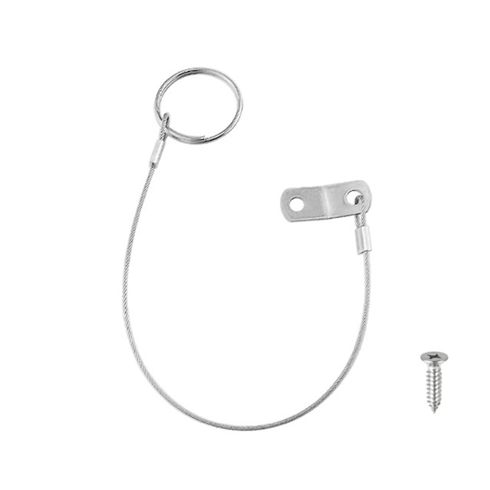 FSFO_Stainless Lanyard Cable Safety Tether Wire for 1 Loop with Quick ...
