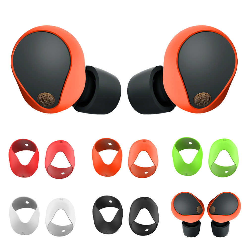 RotatingMoment 5 Pairs Silicone Ear Tips Cover Accessories Anti-Slip ...