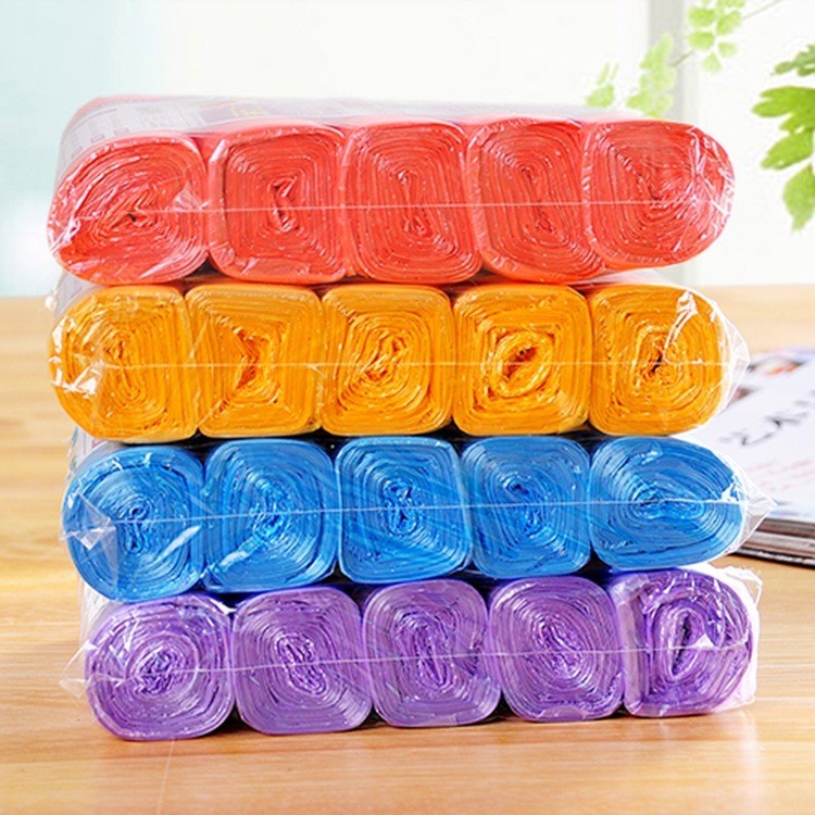 Garbage Bag [5 Rolls/Pack] Trash Bag Rubbish Bag Office Home Use ...