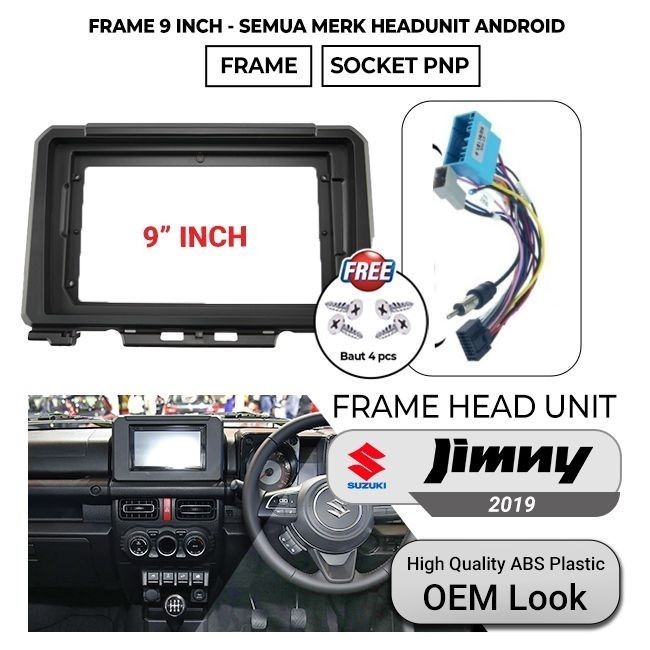Suzuki Jimny 9" 2019-2023 OEM Android Head Unit Frame | Shopee Singapore