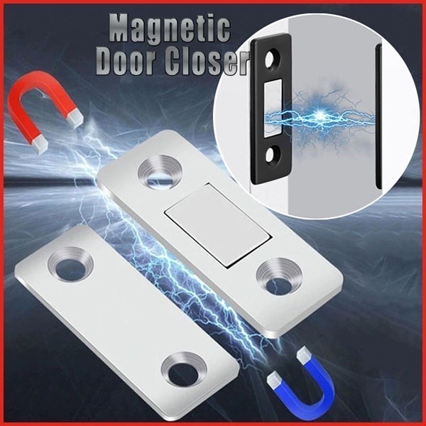 HOME 2pcs/set Ultra Thin Super Strong Magnetic Door Closer,Magnet Door ...
