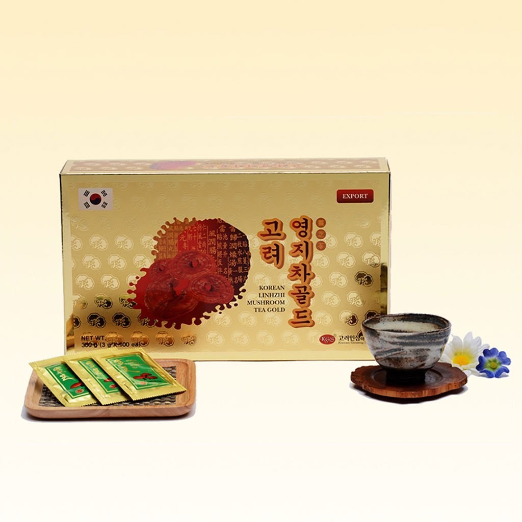Kgs Korean Ganoderma Extract Tea (box of 100 packs x 3g) | Shopee Singapore