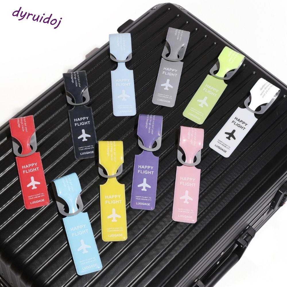 DYRUIDOJ1 PVC Luggage Tag, Boarding Pass Address Label Airplane ...