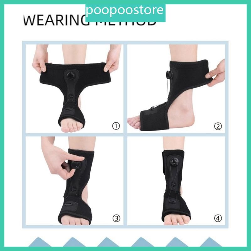 poo Arch Support Belt Drop Orthotic Brace Plantar Adjustable Fasciitis ...