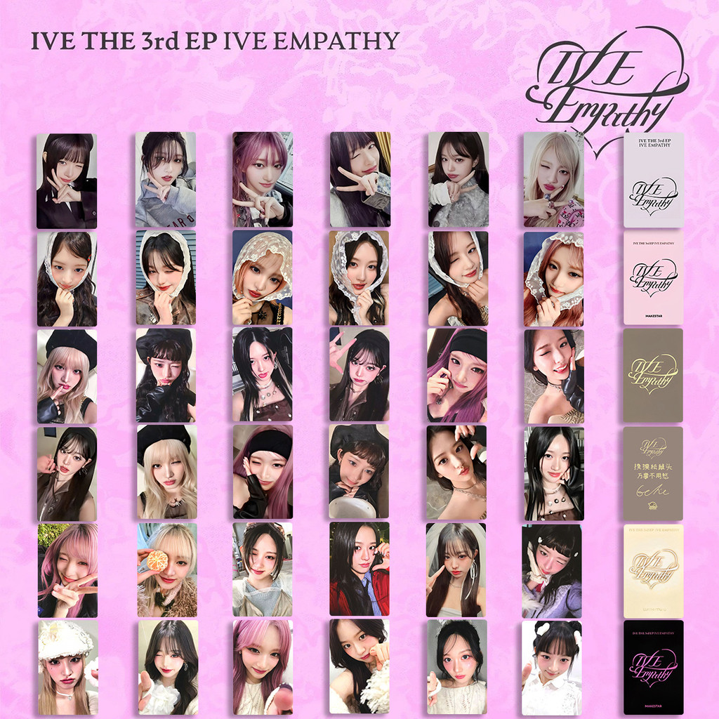 Kpop Idol IVE EMPATHY Photocards | Shopee Singapore