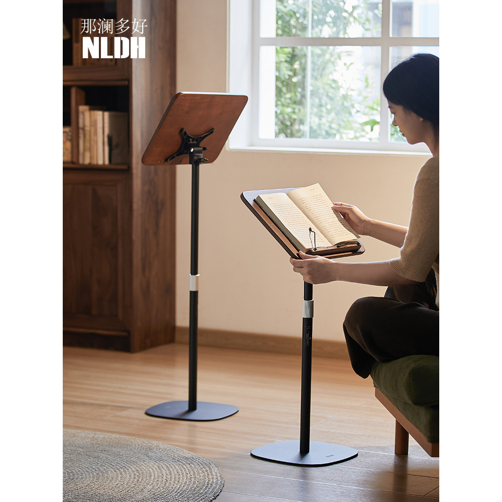 Multi-Functional Floor Reading Stand Adjustable Book Holder Telescopic ...