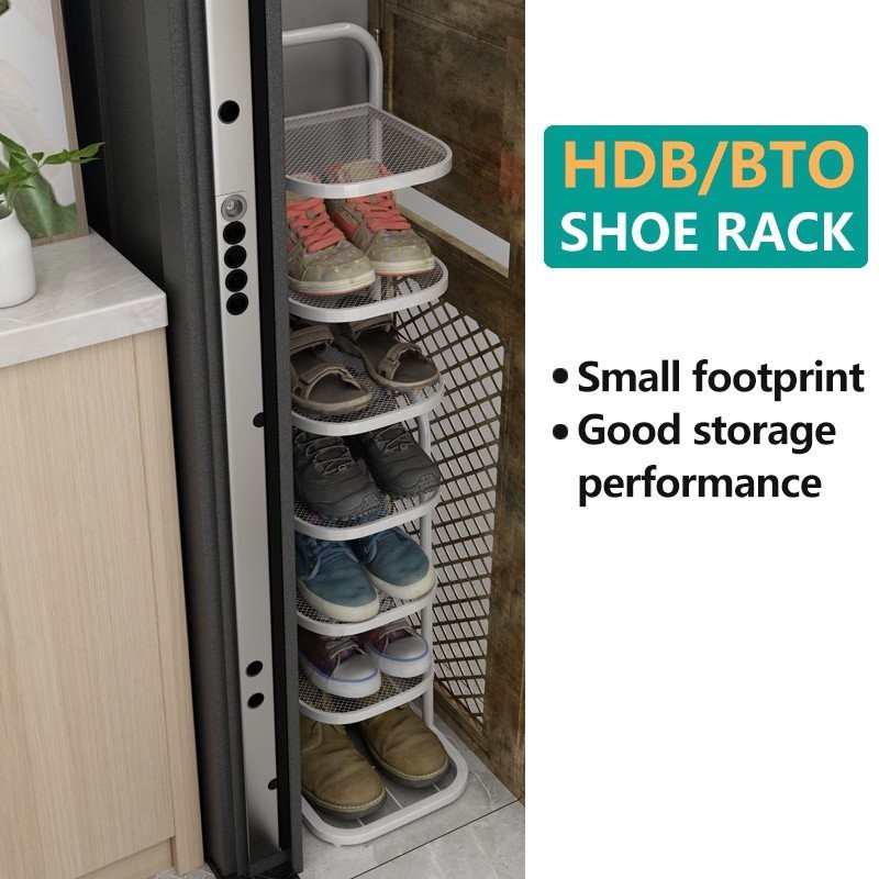 Upgrade Metal Shoe Rack / HDB/BTO Shoe Storage / Multi-layer Anti-Rust ...