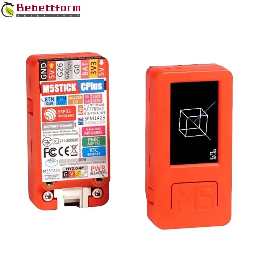 BEBETTFORM IoT Development Kit, 1.14-inch TFT Screen M5 StickC PLUS ESP32 Graphical Programming ...