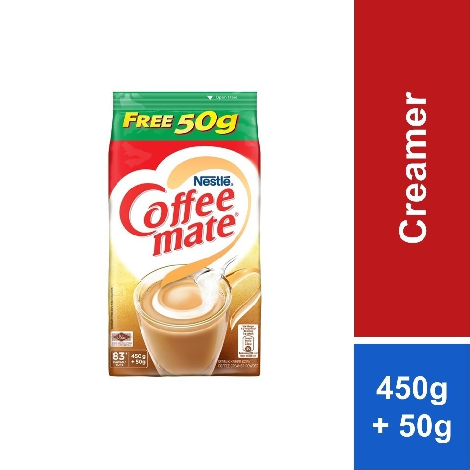 Nestle Coffee Mate Pouch (450g) Free (50g) | Shopee Singapore