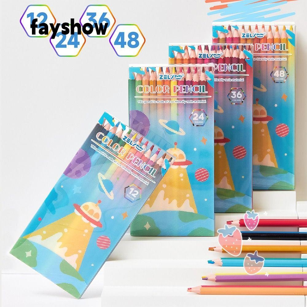 FAY Color Pencil, Drawing Stationery Art Painting Wooden Pencil, High ...