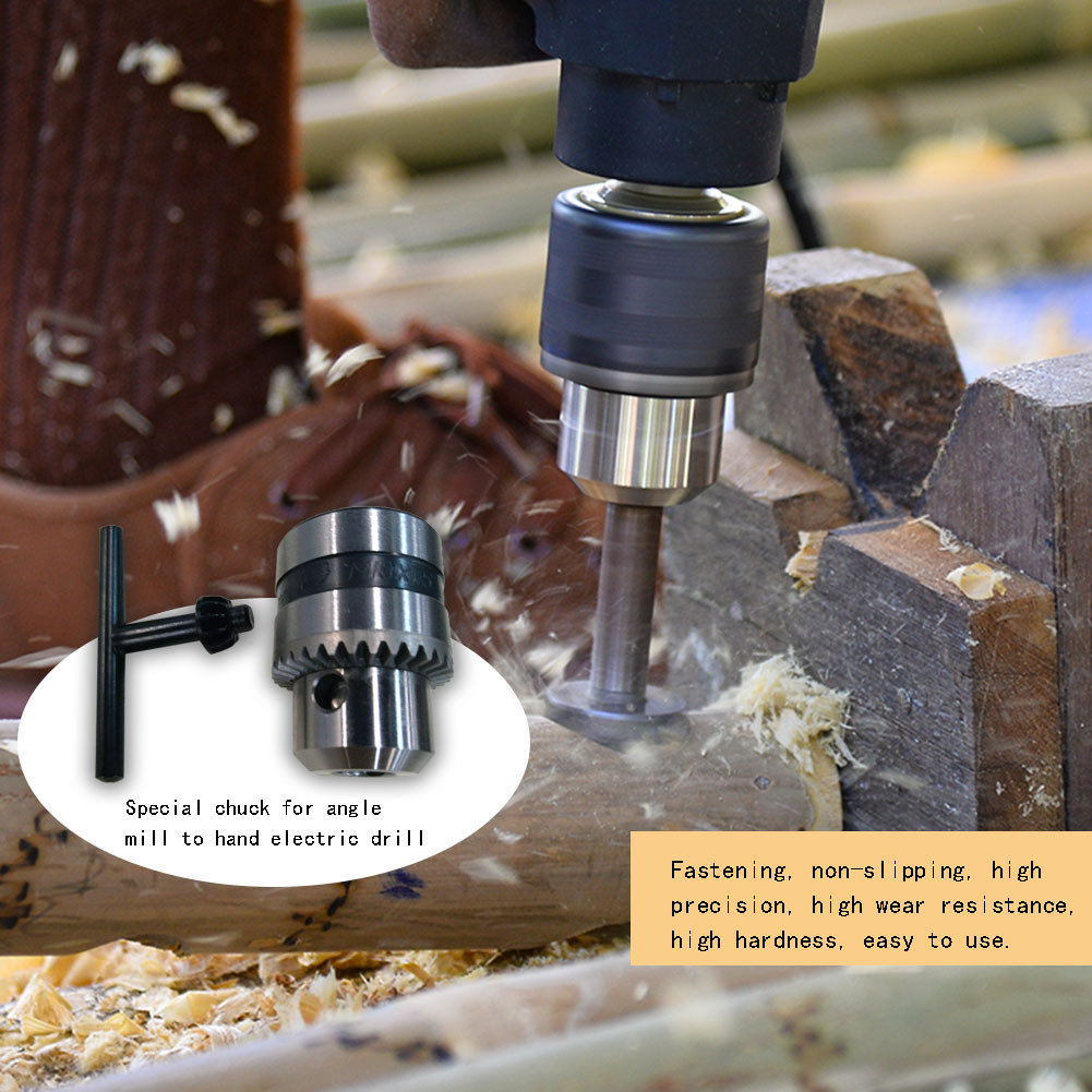 Noel Electric Drill Chuck Angle Grinder Drill Chuck with Key Lathe ...