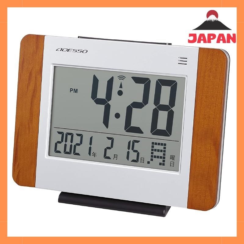 [Direct from Japan][Brand New]ADESSO Clock Display clock electric wave ...