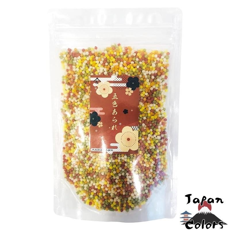5-color Arare 100g with zippered bag / Bubu Arare - Arare sprinkle for ...