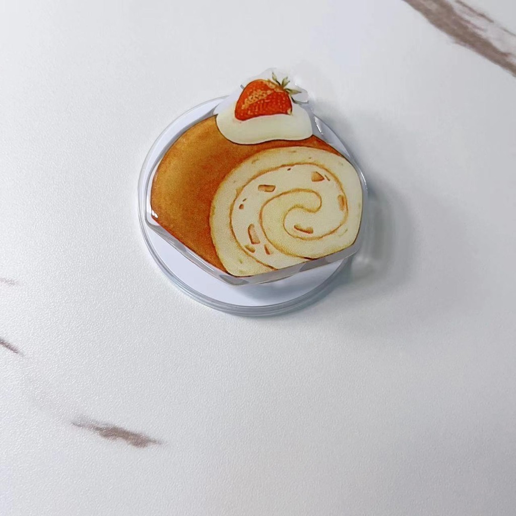 Strawberry Cake Phone Grip 2024 Phone Stand Universal Multi-functional ...