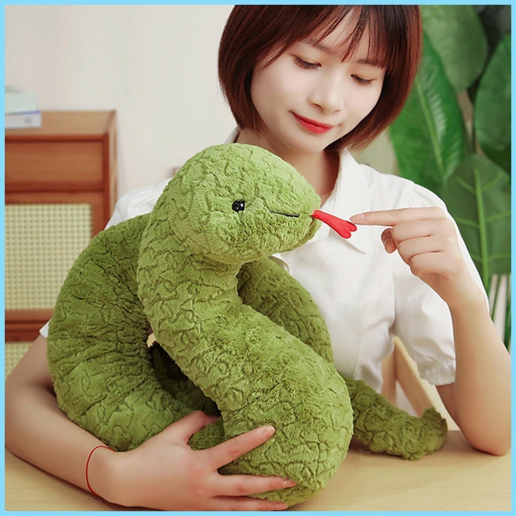 Real Looking Stuffed Snake Realistically-Detailed Stuffed Snake Toy ...