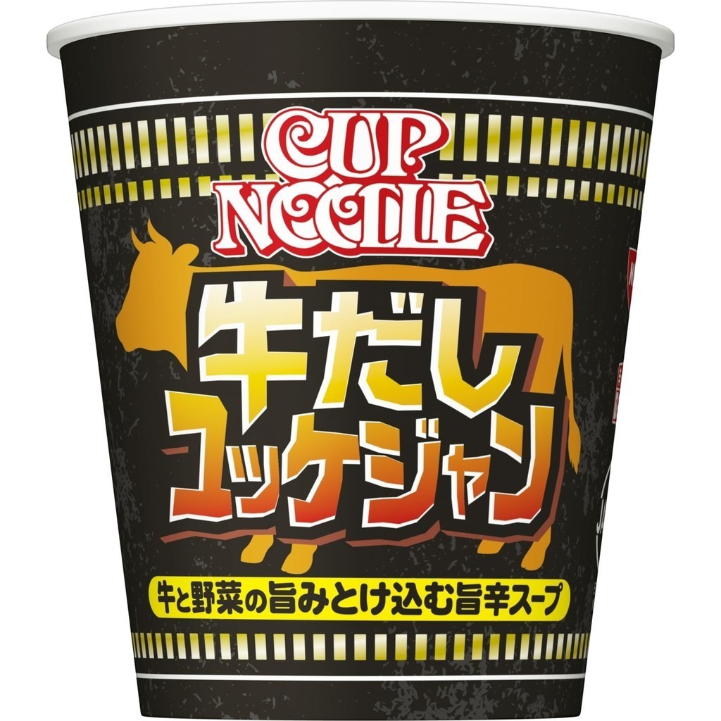 【Direct from Japan】 Nissin Foods Cup Noodles Beef Dashi Yukgaejang Big Cup Noodles 103g x 12 ...