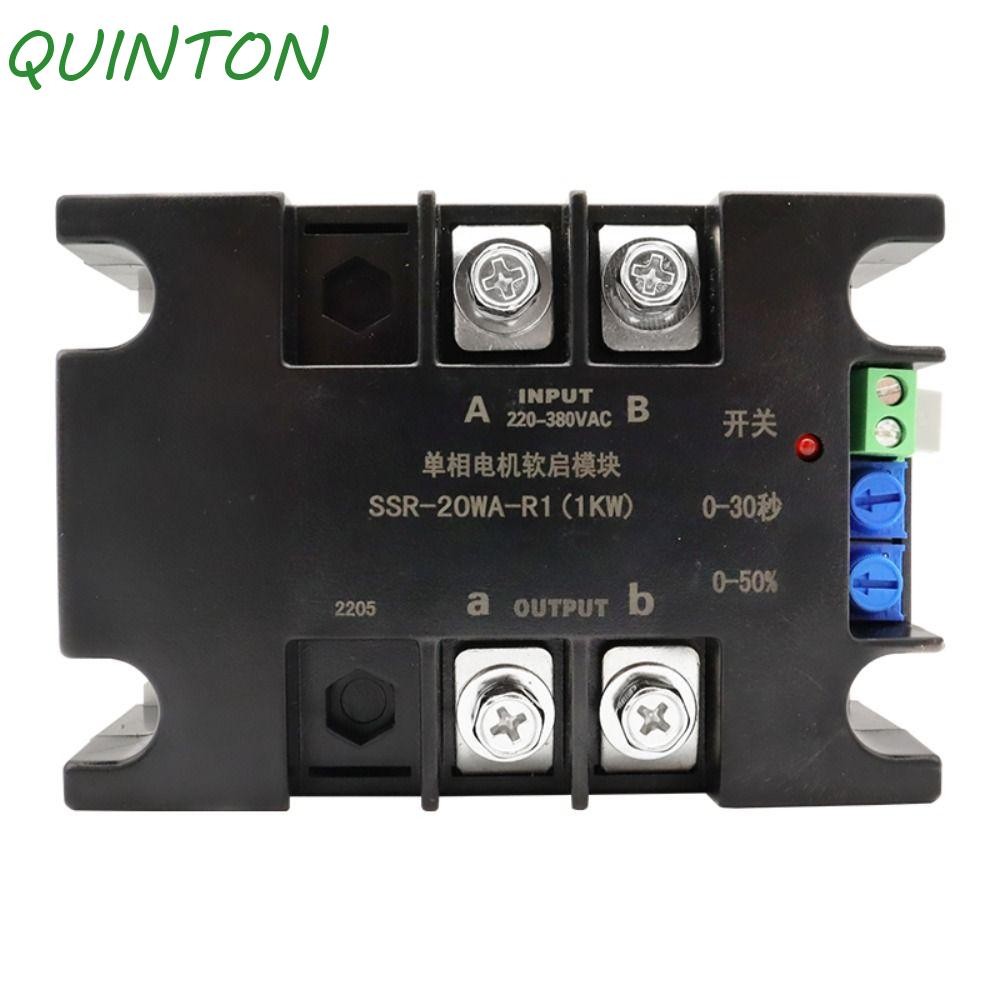 QUINTON 220V Single-phase Motor Soft Starter, intelligent Slow Start ...