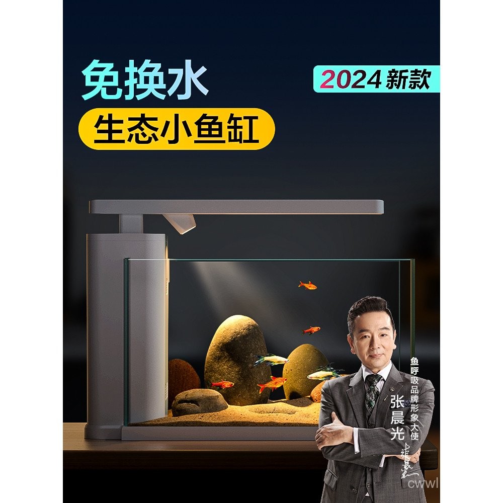 Ecological Fish Tank Living Room Small Ultra-Clear Glass Tank Smart ...
