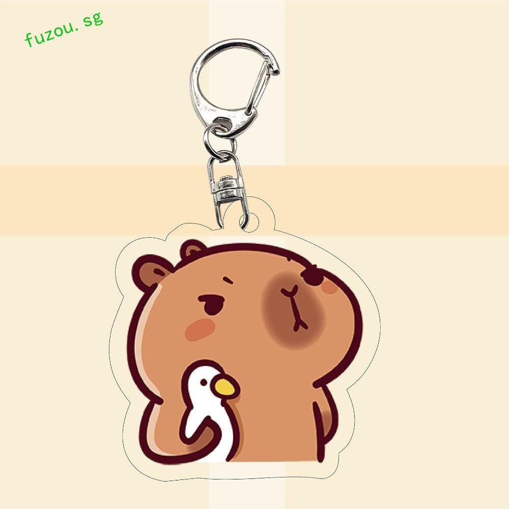 FUZOU Capybara Acrylic Keychain, Capybara Acrylic Capibara Bag Hanging ...